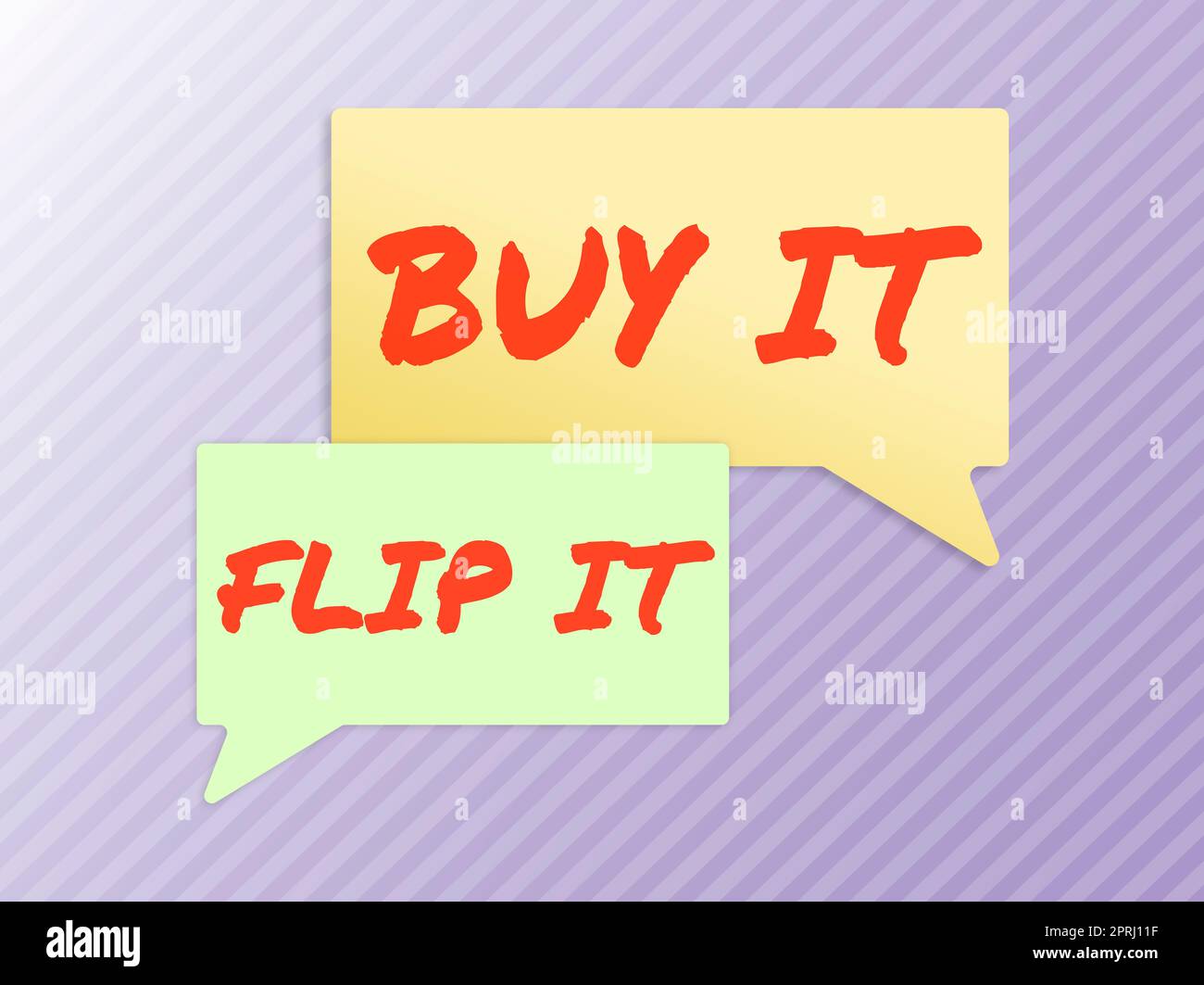 Hand writing sign Buy It Flip ItBuy something fix them up then sell ...