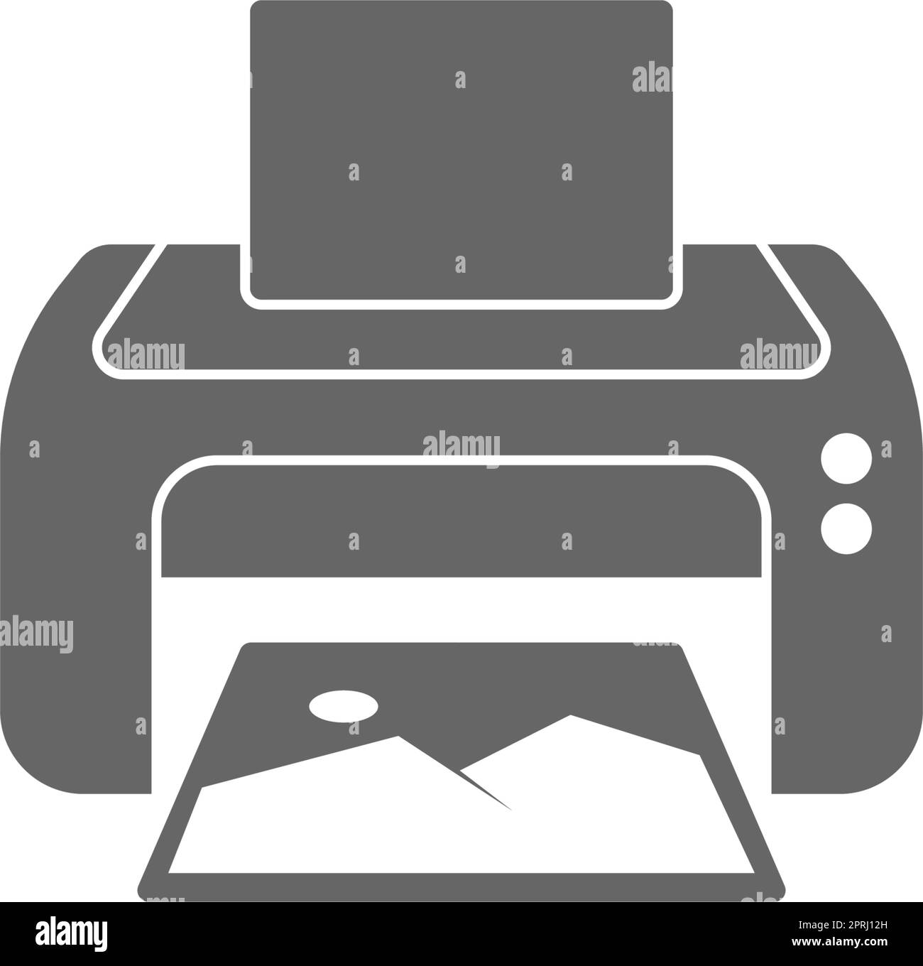 Printer icon design illustration Stock Vector Image & Art - Alamy