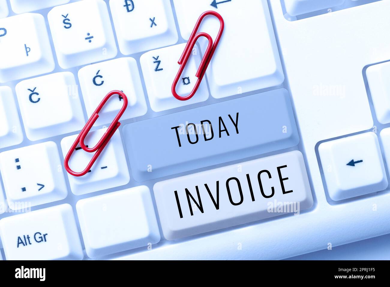 Text sign showing Invoice, Business idea commercial document that ...