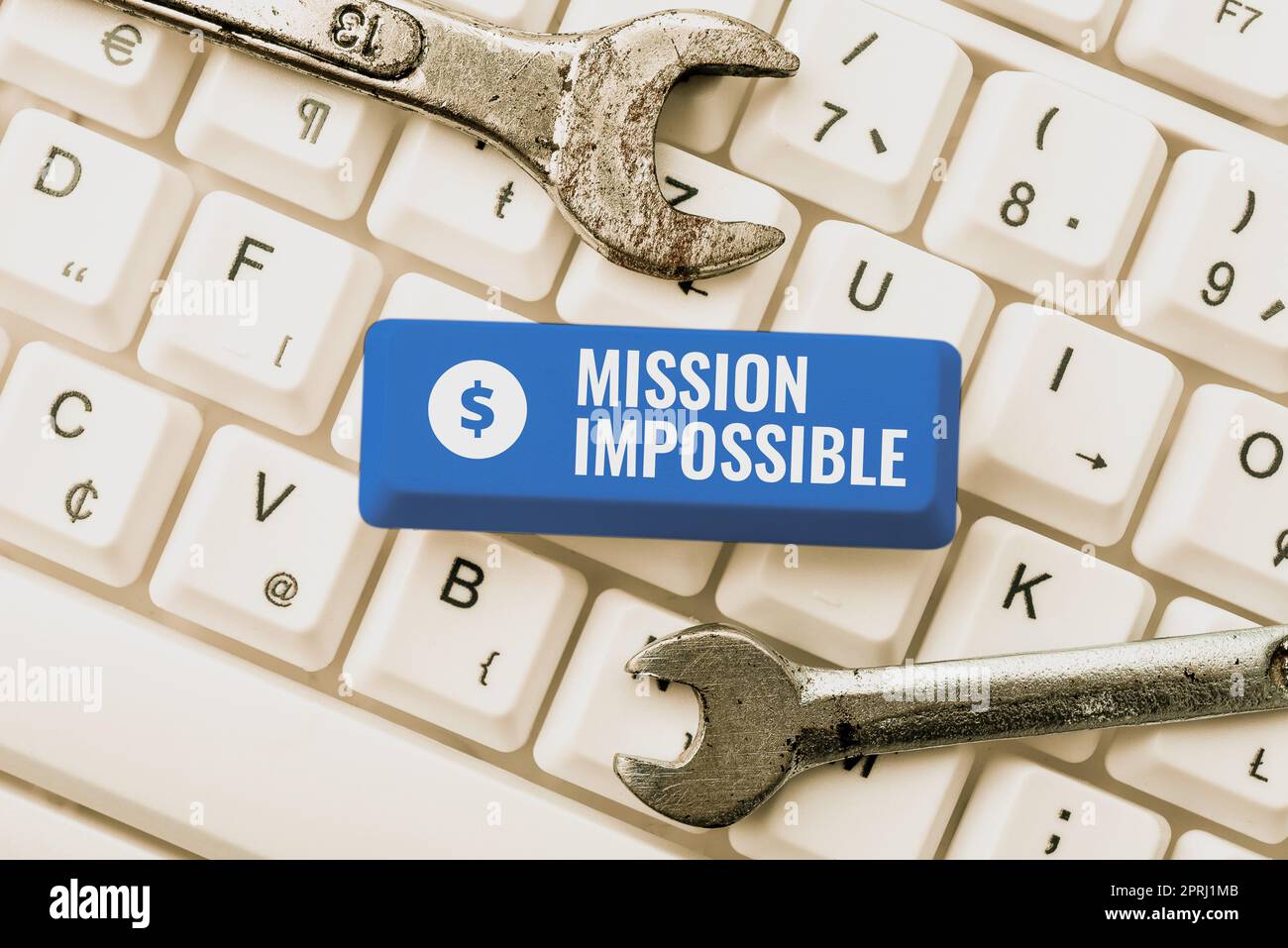 Writing Displaying Text Mission Impossibledifficult Dangerous Assignment Isolated Unimaginable