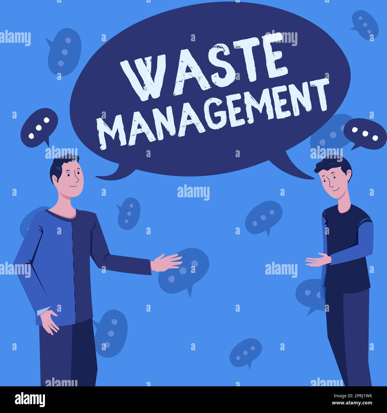 Conceptual display Waste Managementactions required manage rubbish ...