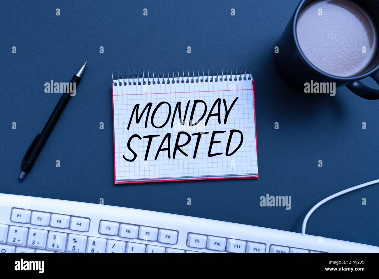 Text caption presenting Monday Startedgetting ready for new week Rest ...