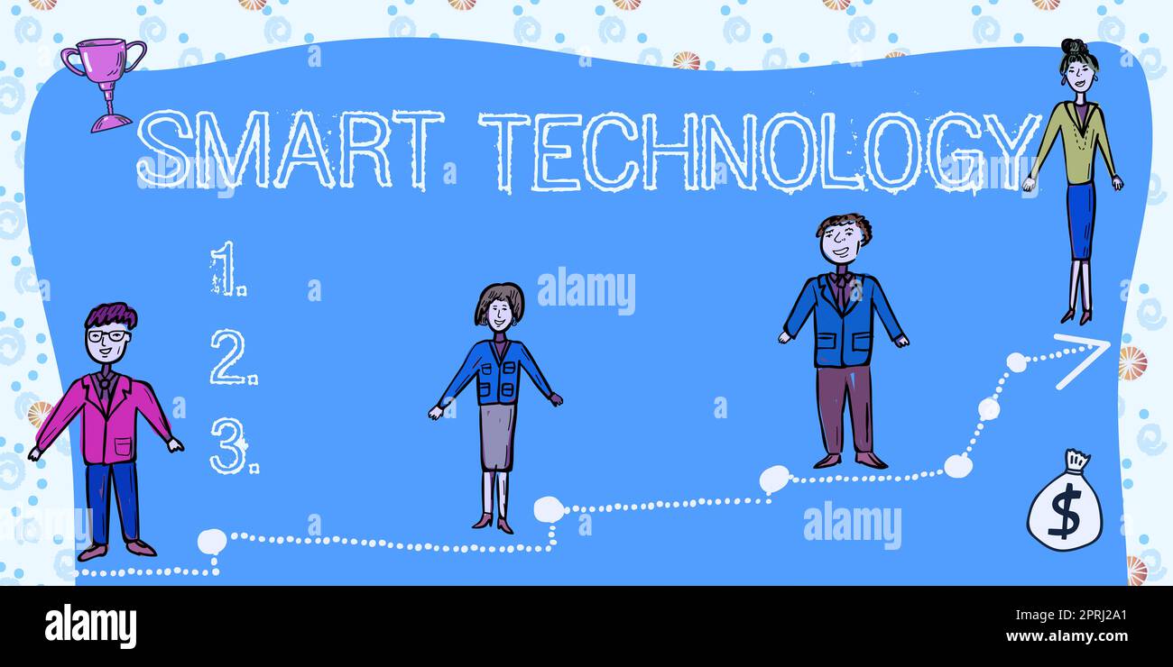 Inspiration showing sign Smart Technologygadgets or device that has a ...