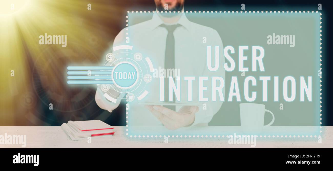 Conceptual display User Interaction, Concept meaning how the customer ...