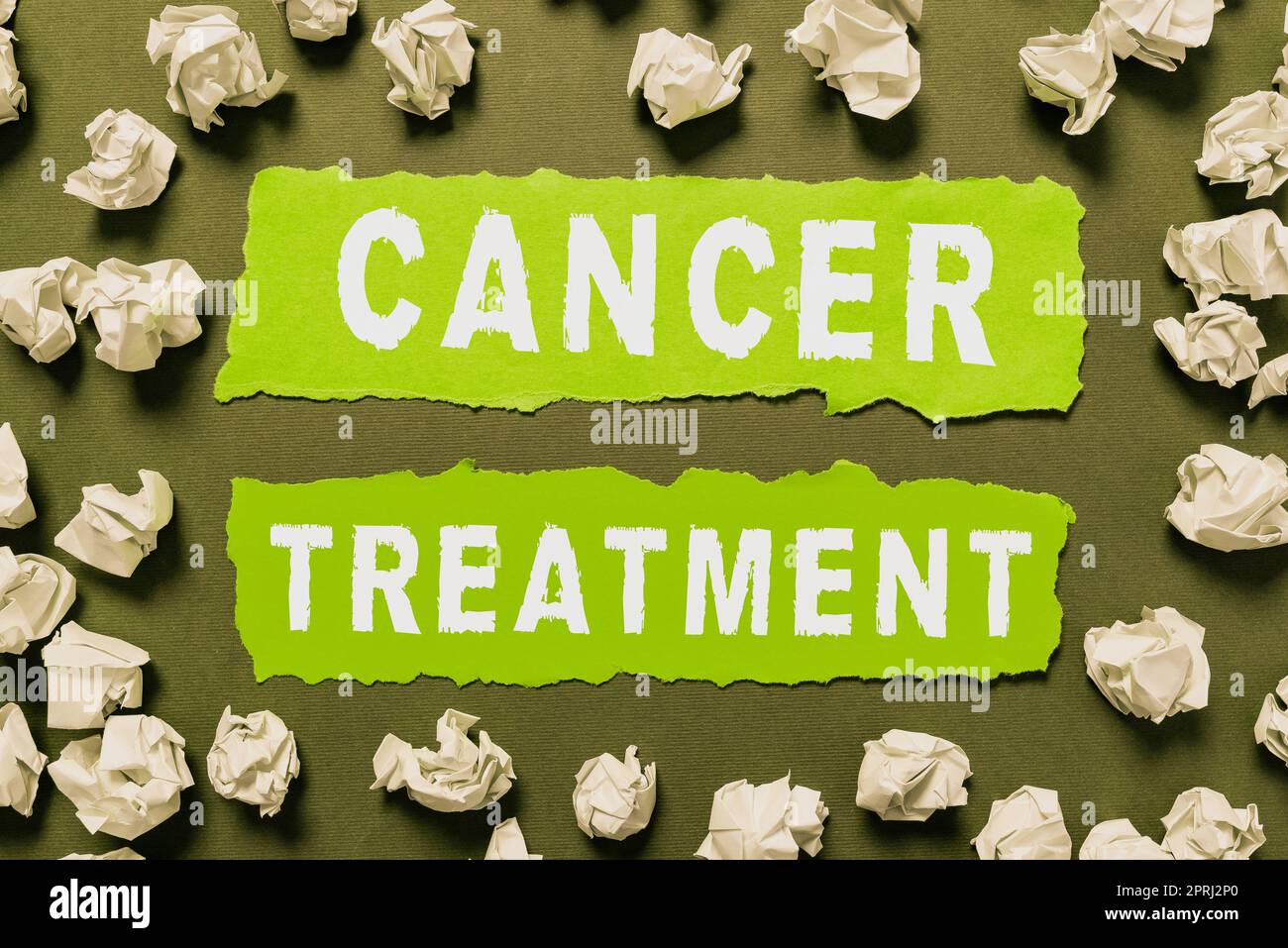 Sign displaying Cancer Treatment, Business showcase financial ...
