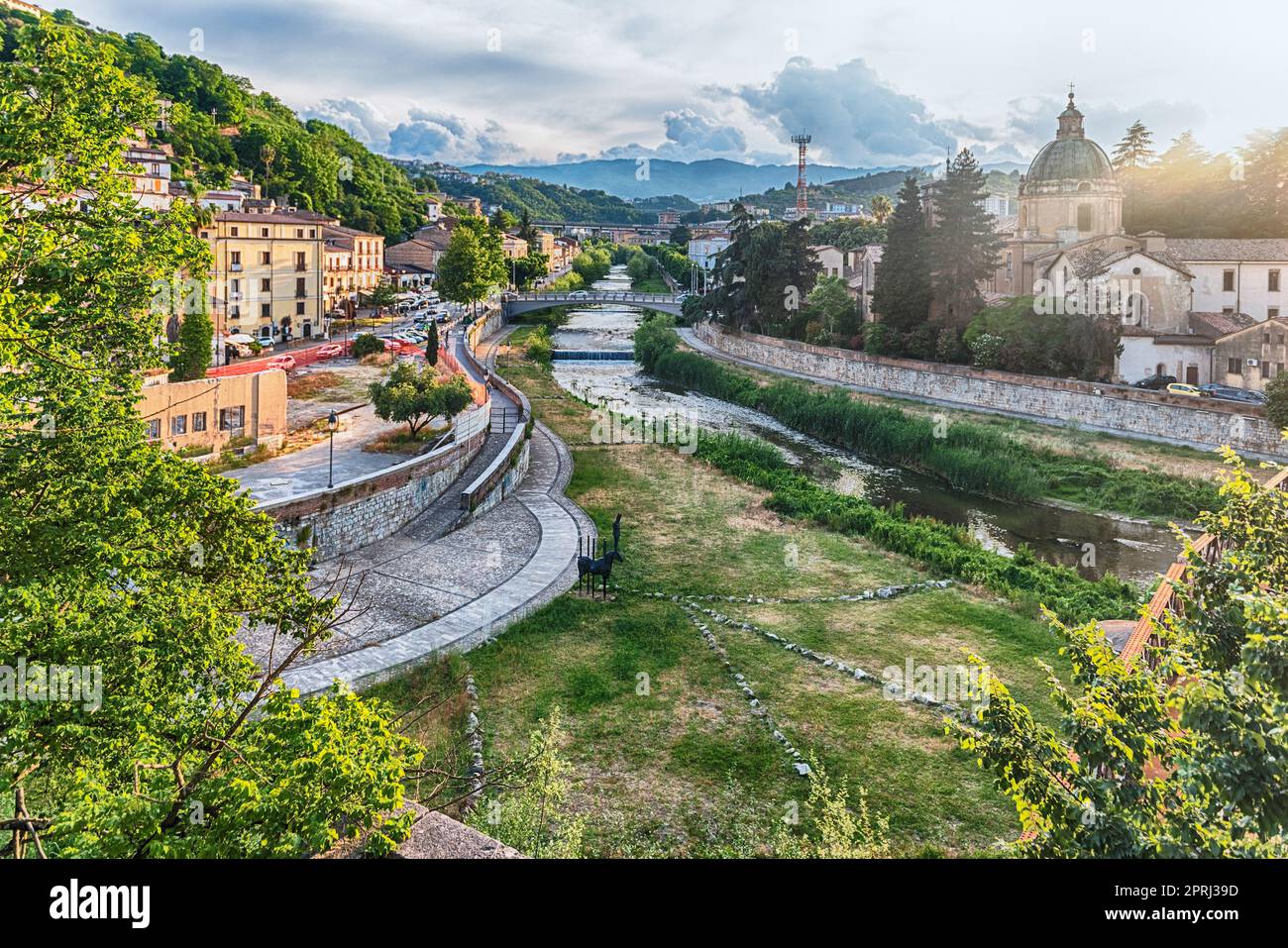 Scenic view of the Old Town of Cosenza, Calabria, Italy Stock Photo - Alamy