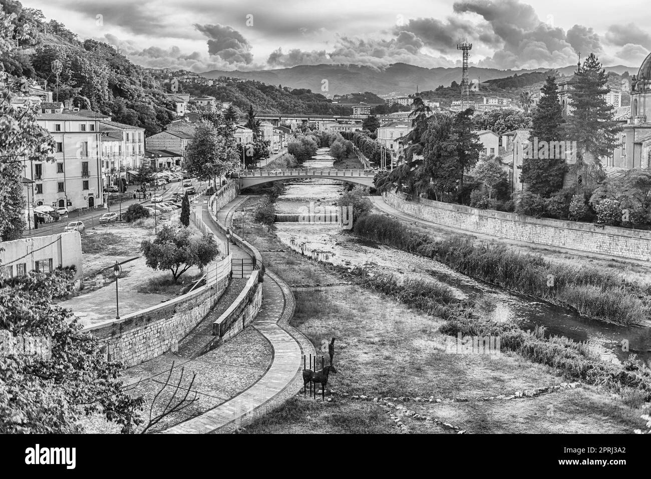 Town of cosenza italy Black and White Stock Photos & Images - Alamy
