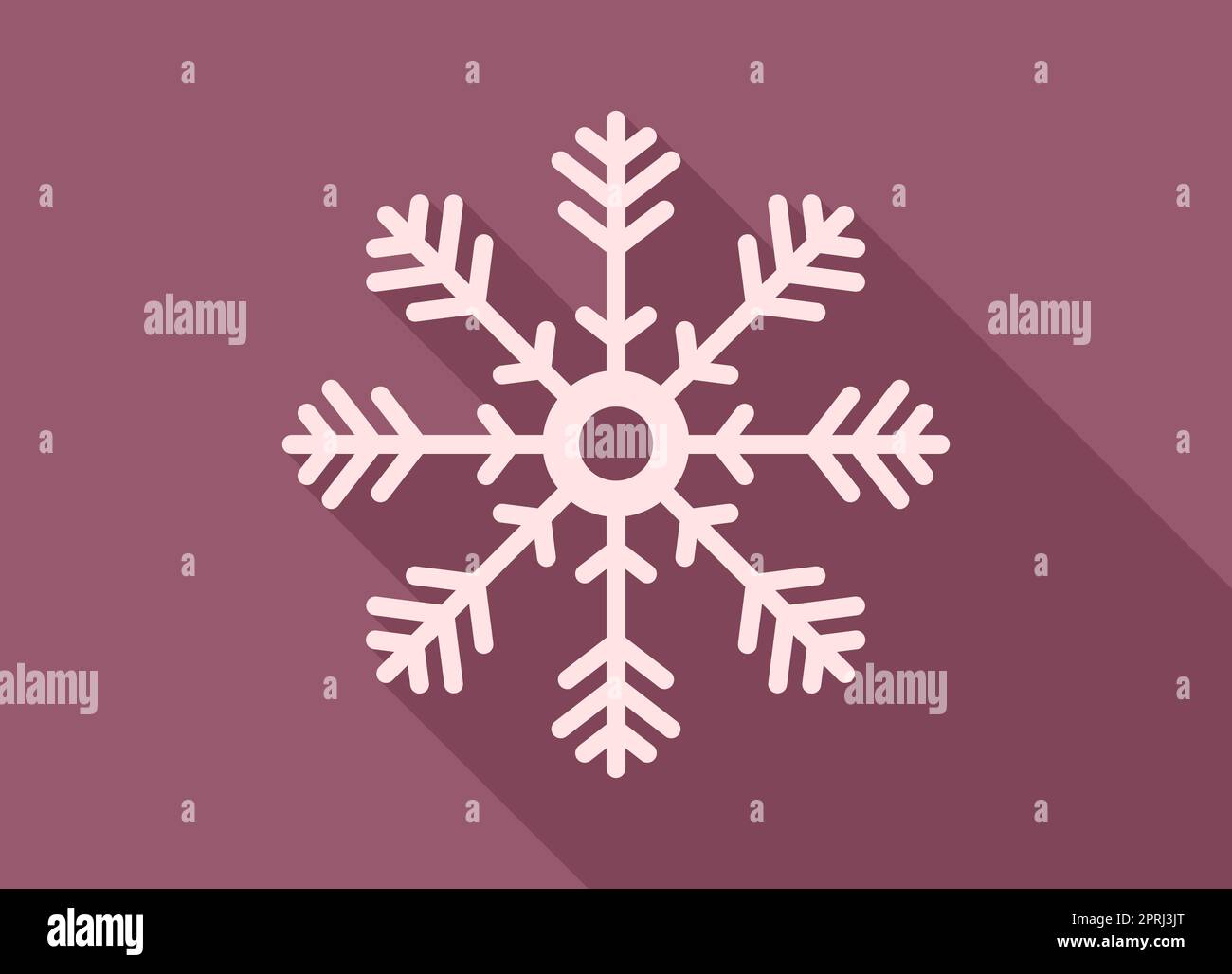 Realistic Snowflake Vector