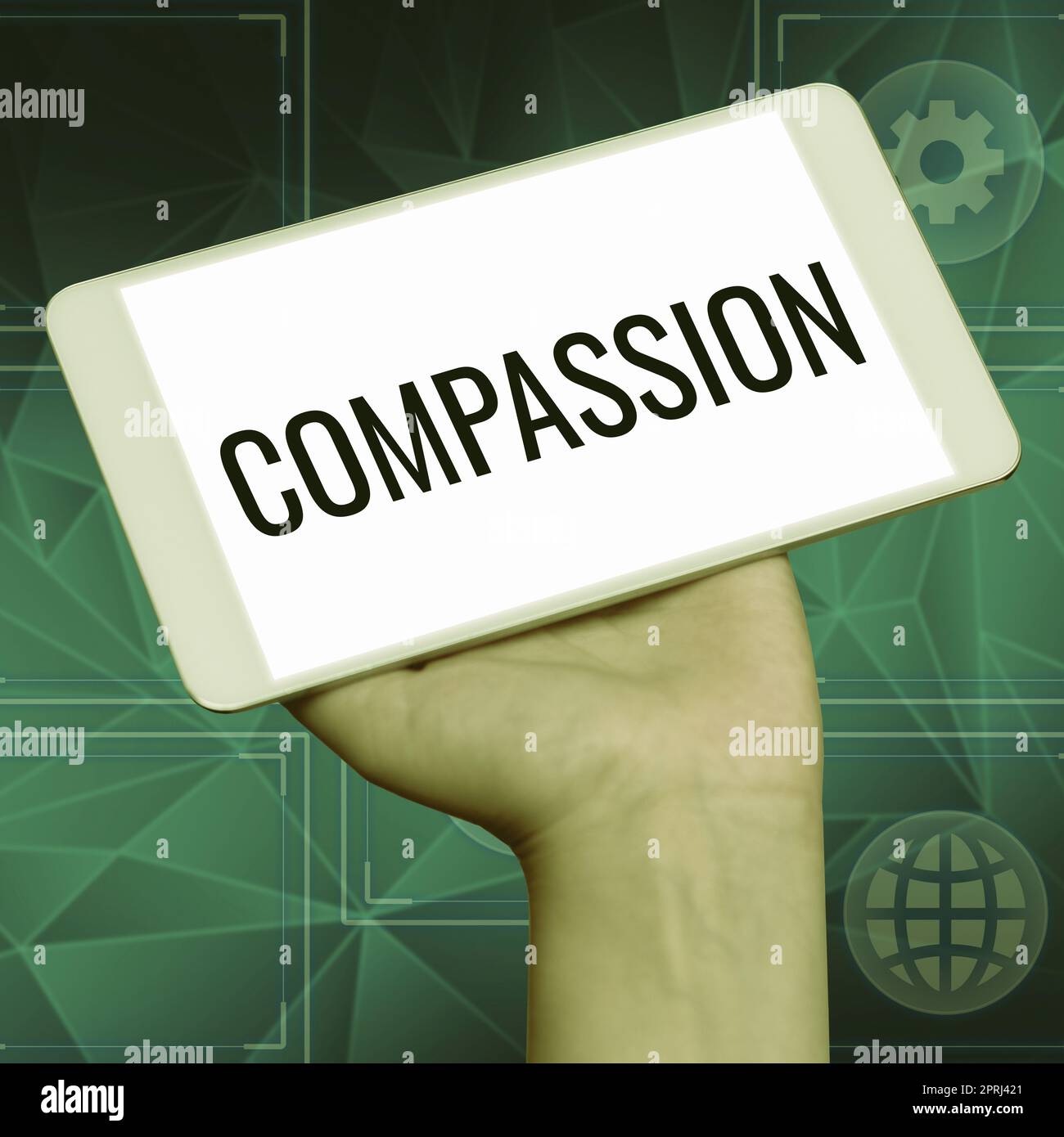 Conceptual caption Compassion, Word Written on empathy and concern for ...