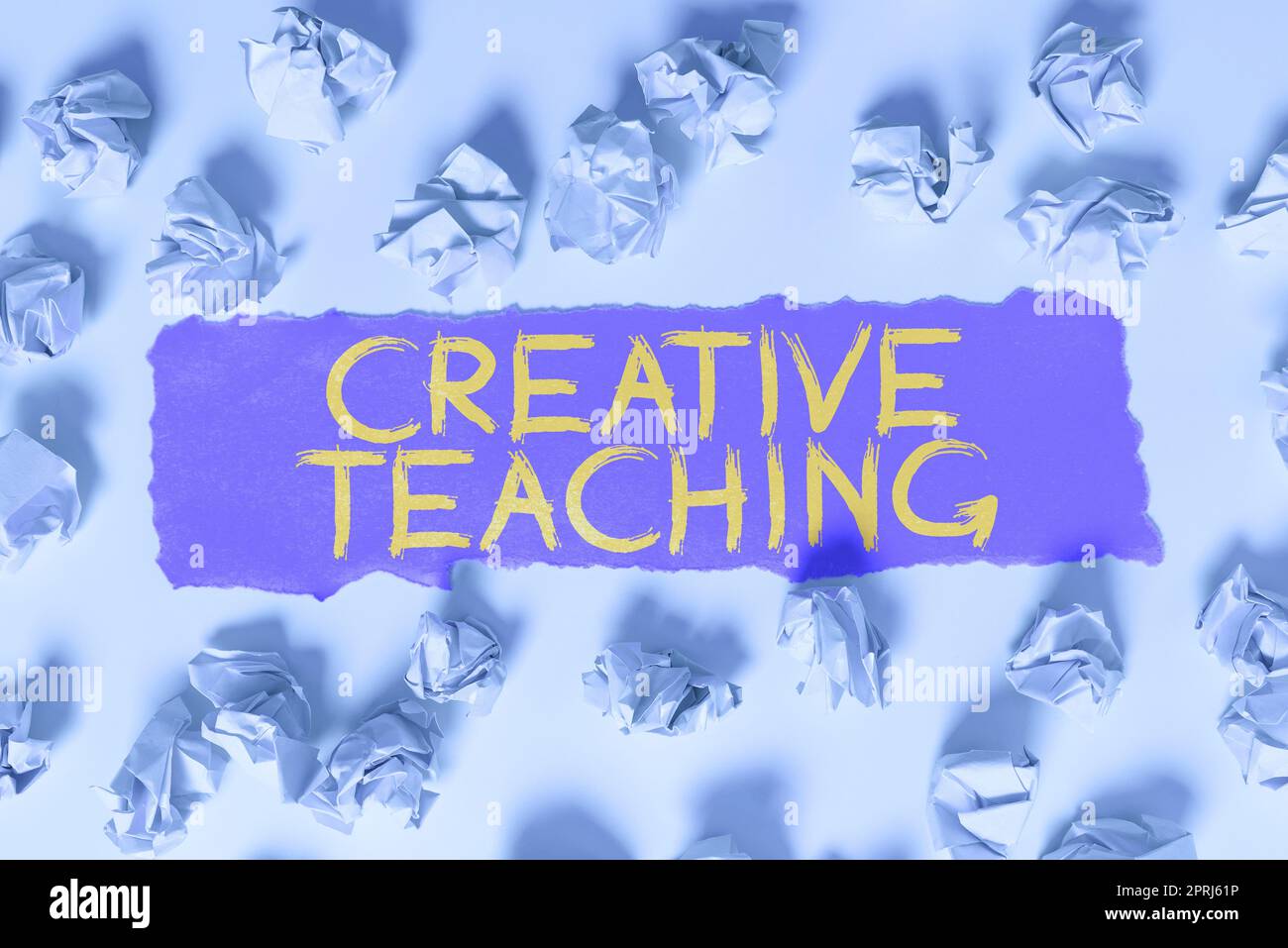 Sign displaying Creative Teaching, Word for the act of coaching in ...