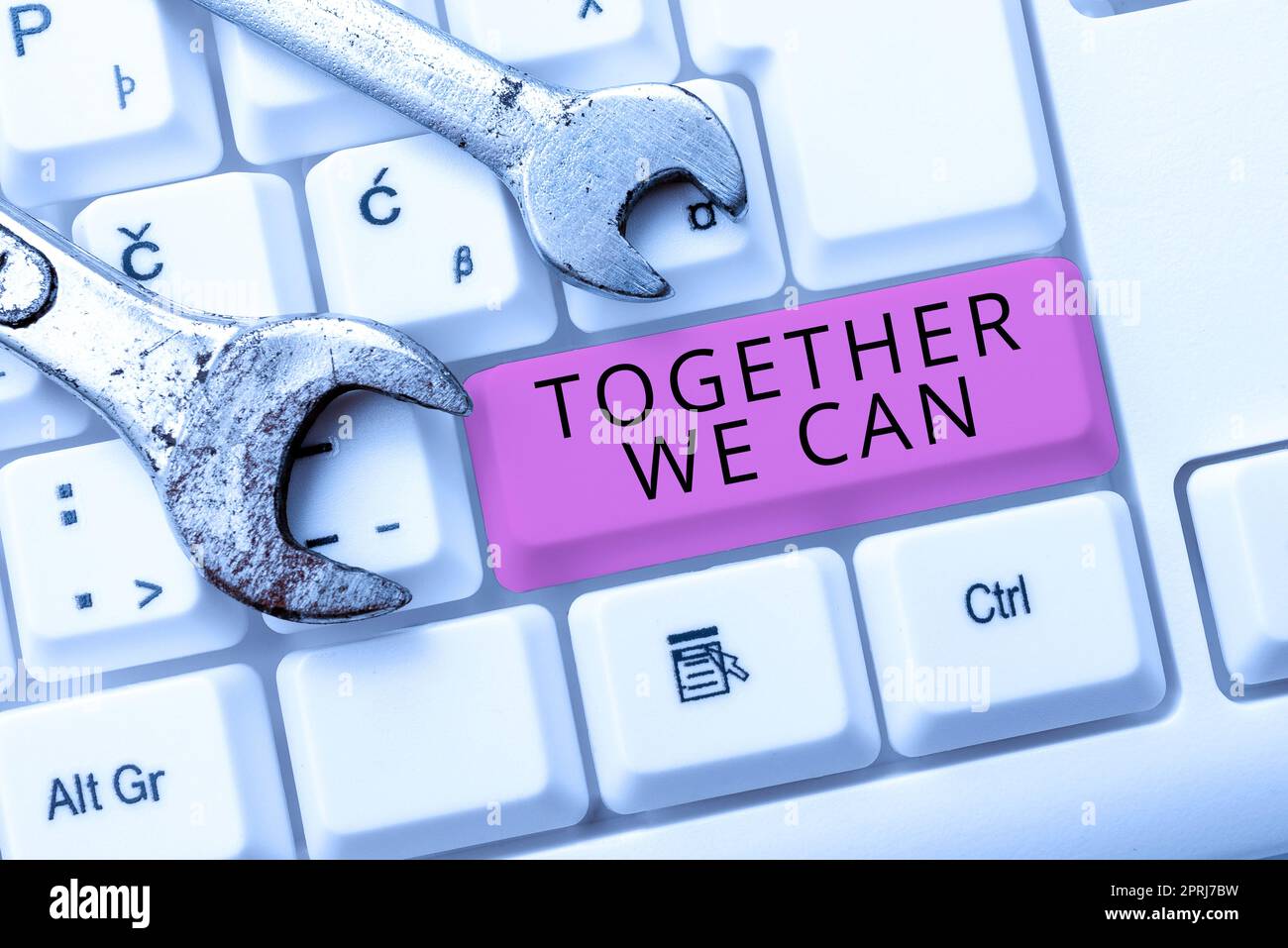 Text showing inspiration Together We Canunity can makes everything ...