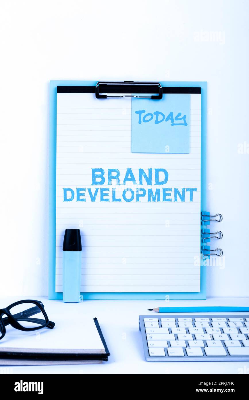 Inspiration showing sign Brand DevelopmentDefining the product to excel ...