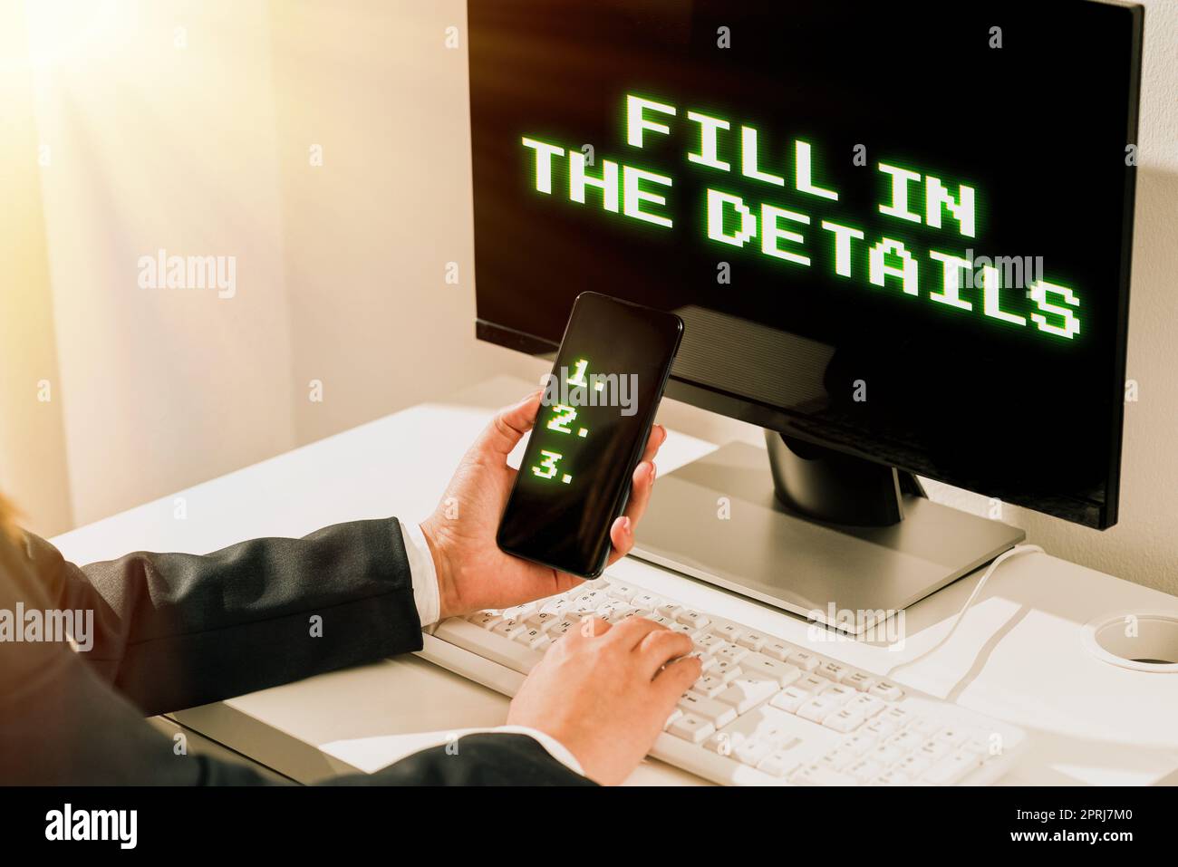 Conceptual caption Fill In The Details. Concept meaning Add Information ...