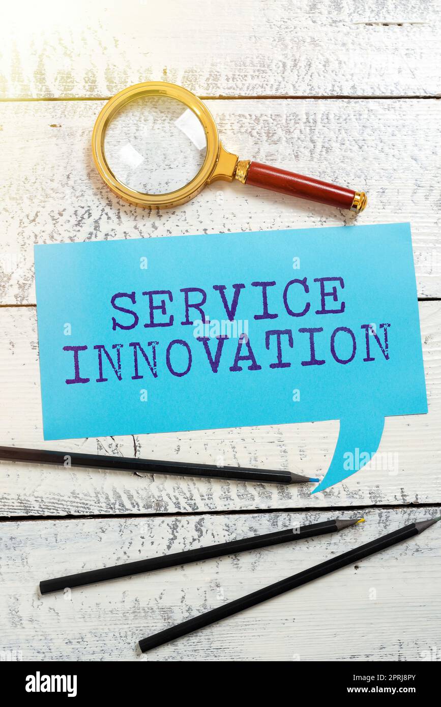Conceptual caption Service InnovationImproved Product Line Services ...