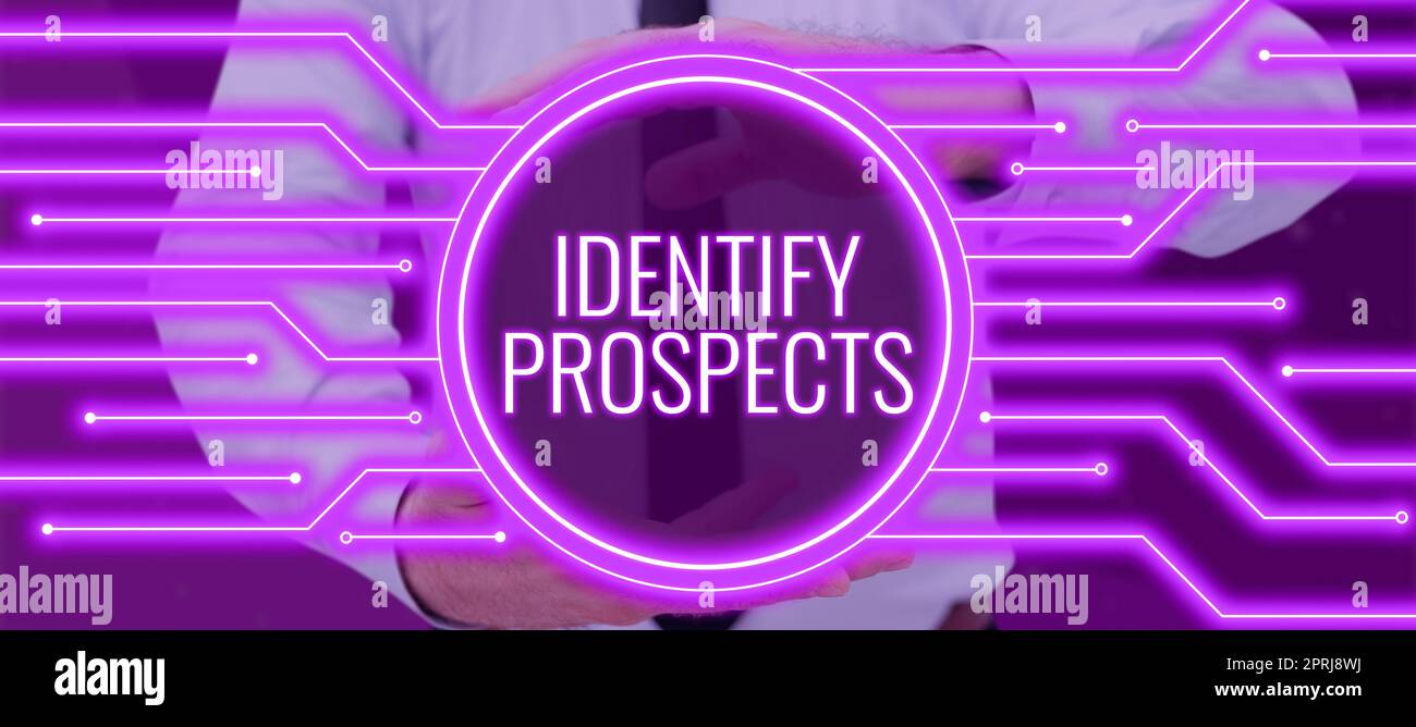 Handwriting text Identify ProspectsPossible client Ideal Customer ...