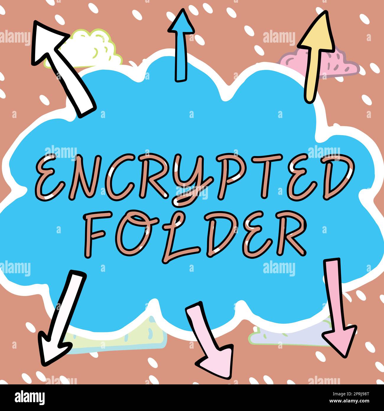 Text Caption Presenting Encrypted Folderprotect Confidential Data From Attackers With Access