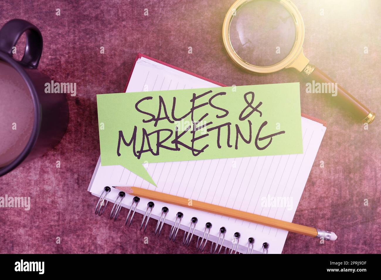 Text showing inspiration Sales and MarketingSelling Systematic planning ...