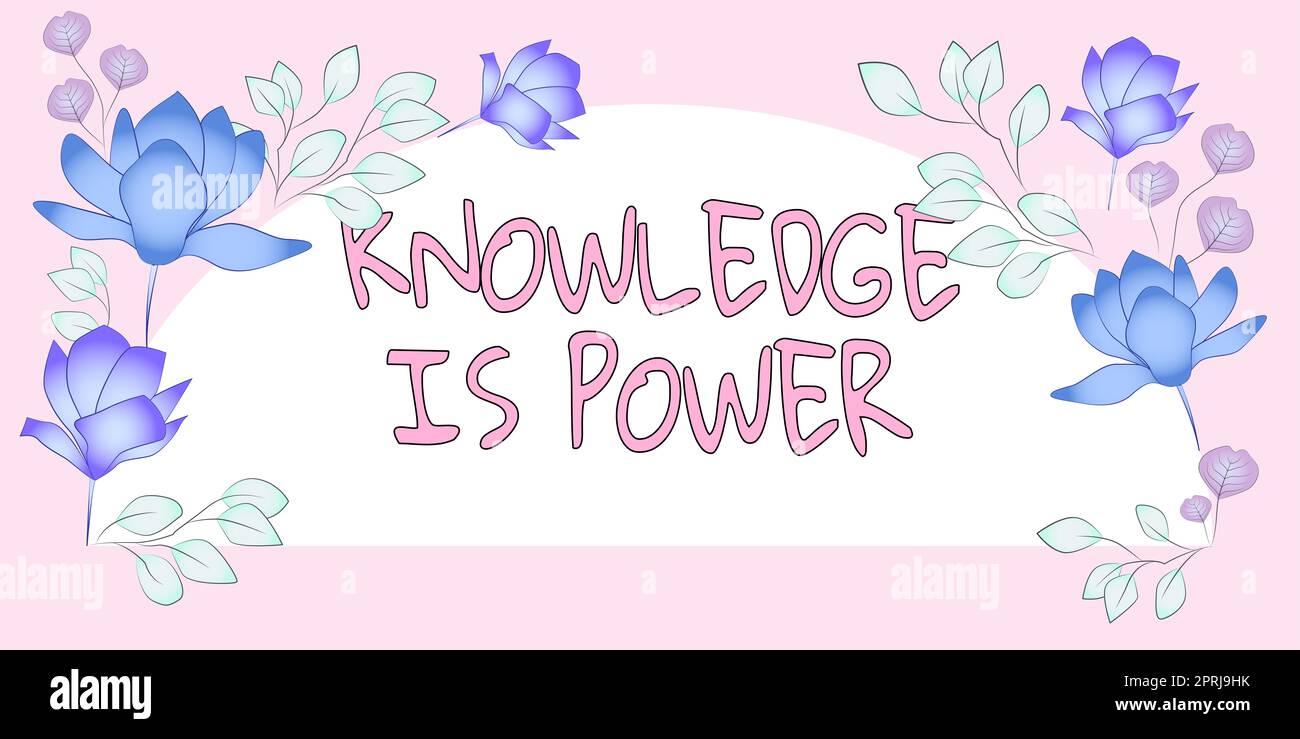 Hand writing sign Knowledge Is Powerskills acquired through experience ...