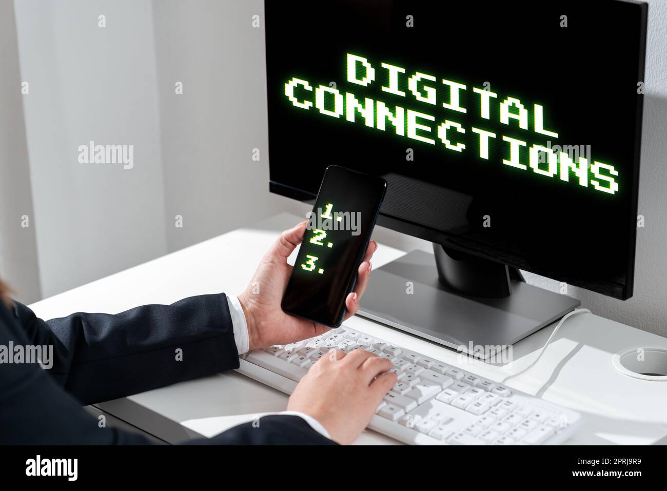 Conceptual display Digital Connections. Business approach Powerful Ways ...