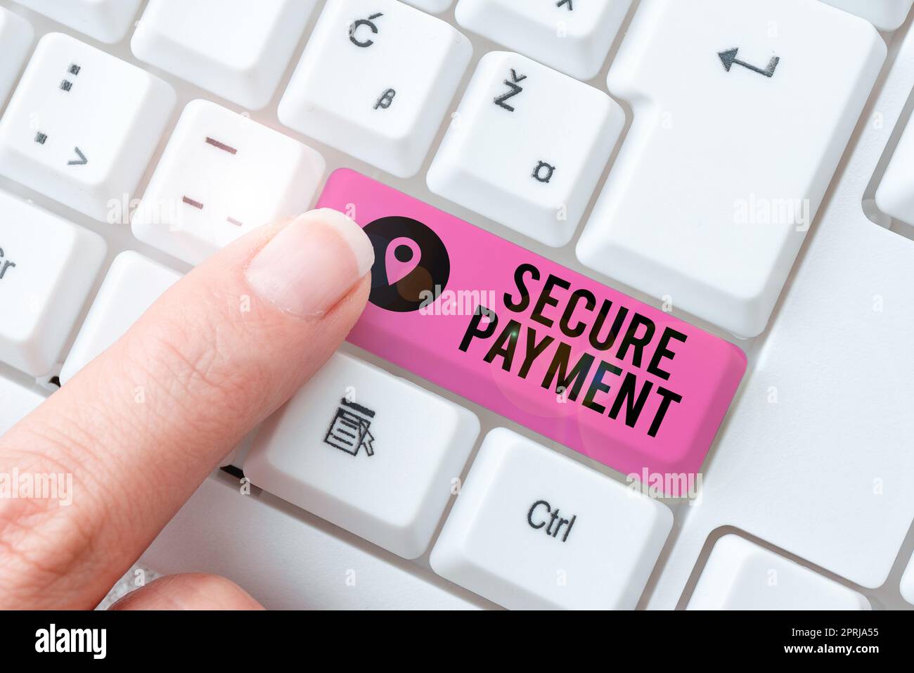 Hand writing sign Secure PaymentSecurity of Payment refers to ensure of ...