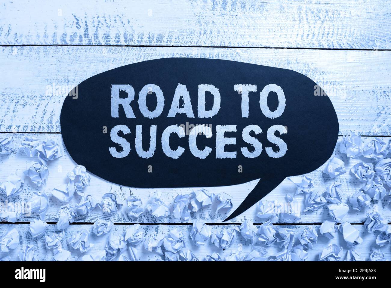 Conceptual display Road To Successstudying really hard Improve yourself ...