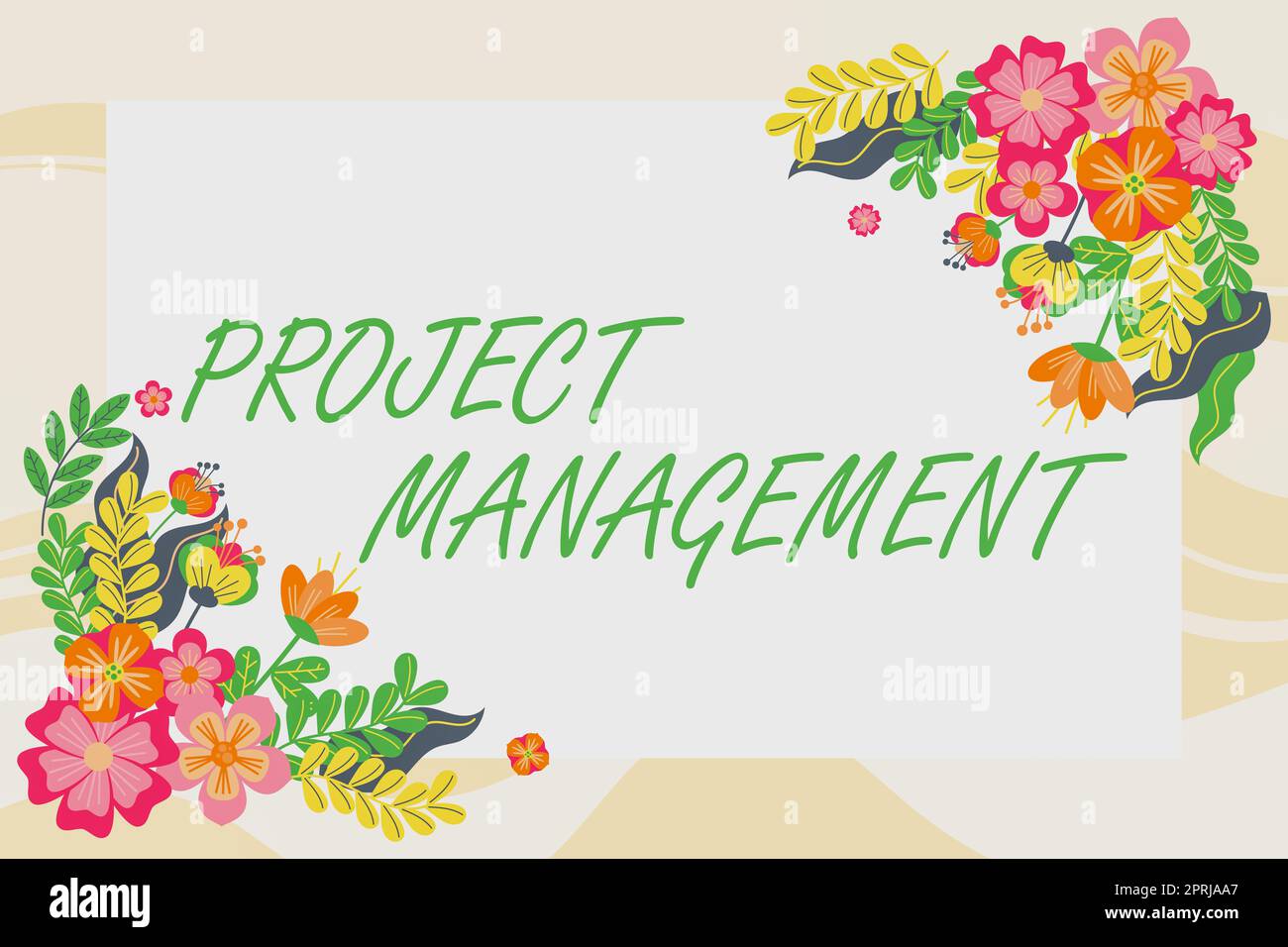 Text Caption Presenting Project Managementapplication Process Skills To