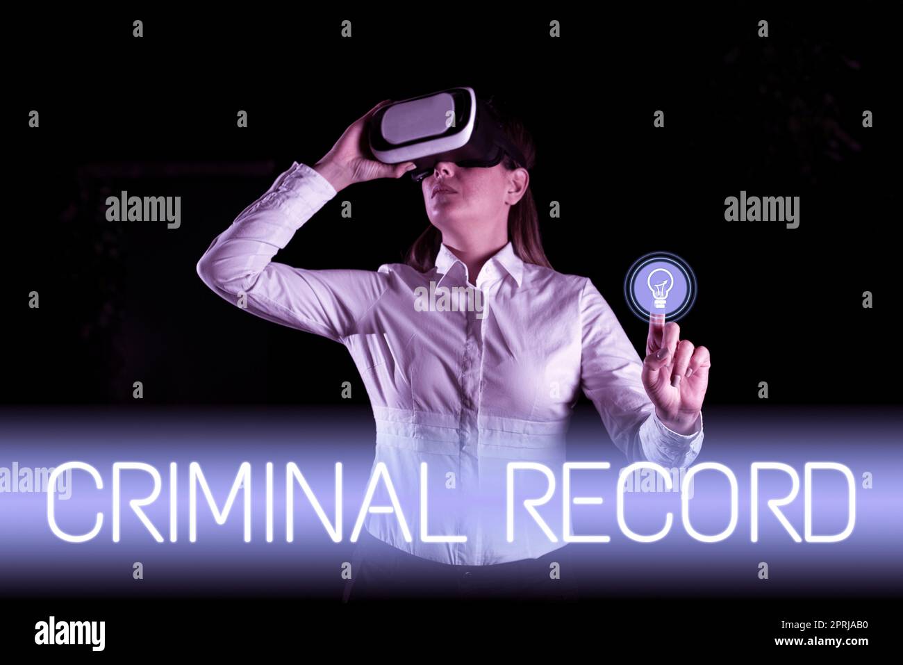 Handwriting text Criminal Recordprofile of a person criminal history ...