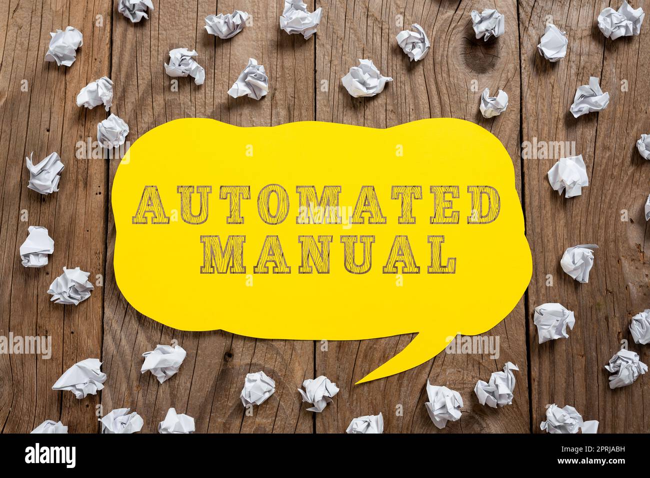 Text sign showing Automated Manualas trigger shift and it can switch ...