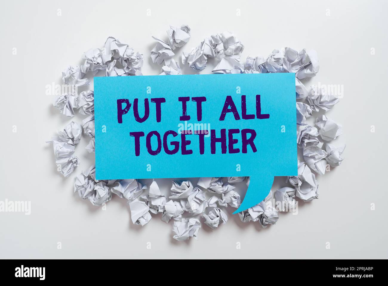 Inspiration showing sign Put It All Together. Business idea Join ...