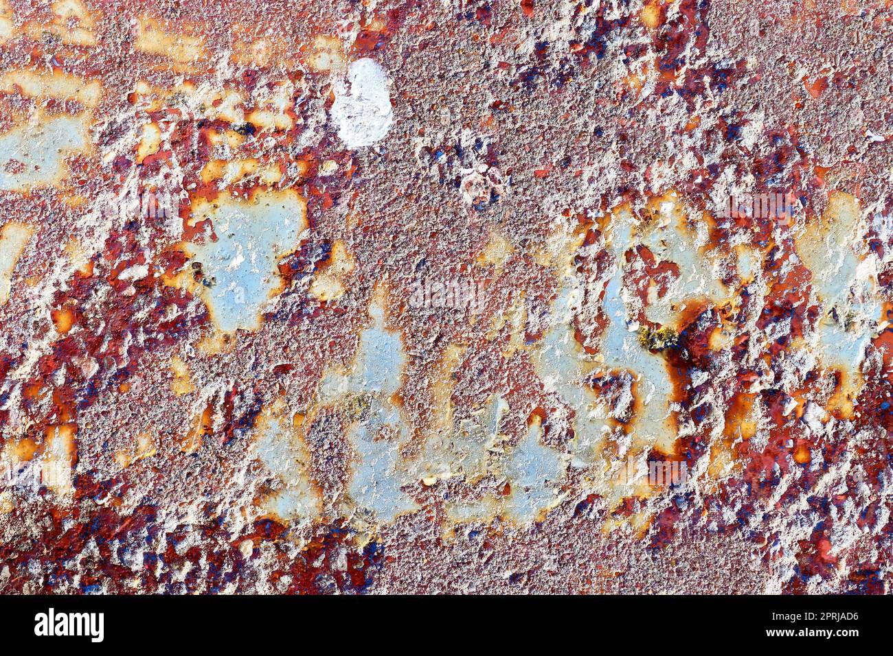 Detailed close up surface of rusty metal and stone with lots of ...
