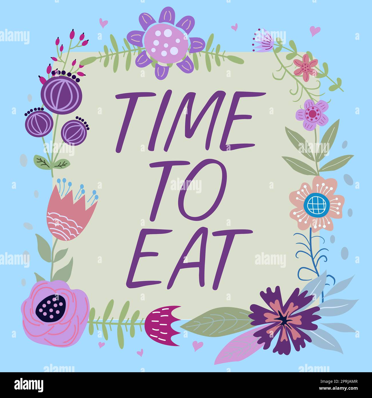 Handwriting text Time To Eat. Business showcase Right moment to enjoy a ...