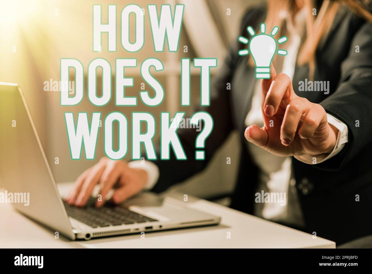 Conceptual display How Does It Work questionAsking on how stuff being ...