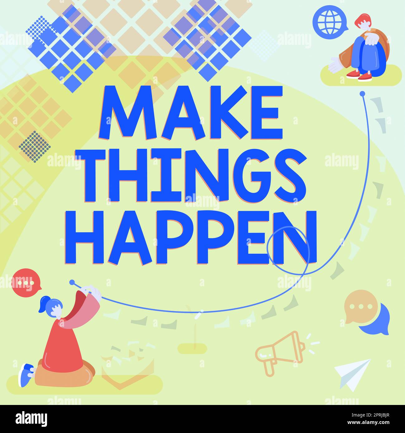 Conceptual caption Make Things HappenExert Effort to Achieve and ...