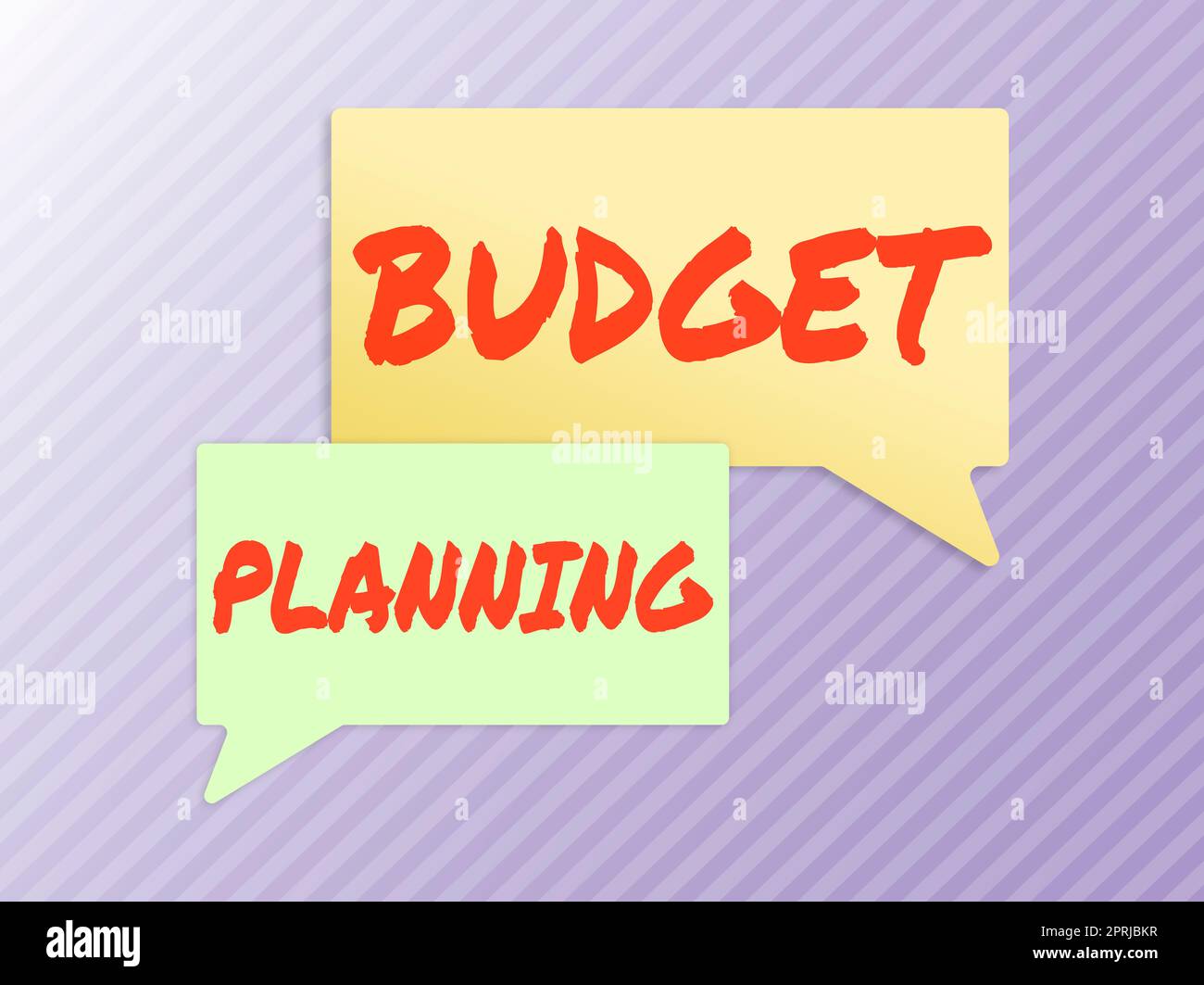 Sign displaying Budget PlanningThe written description about current ...