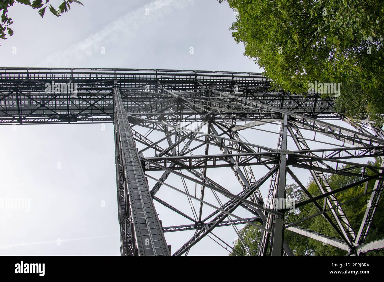 The high steel Müngstener Railroad Bridge in Solingen as a World ...