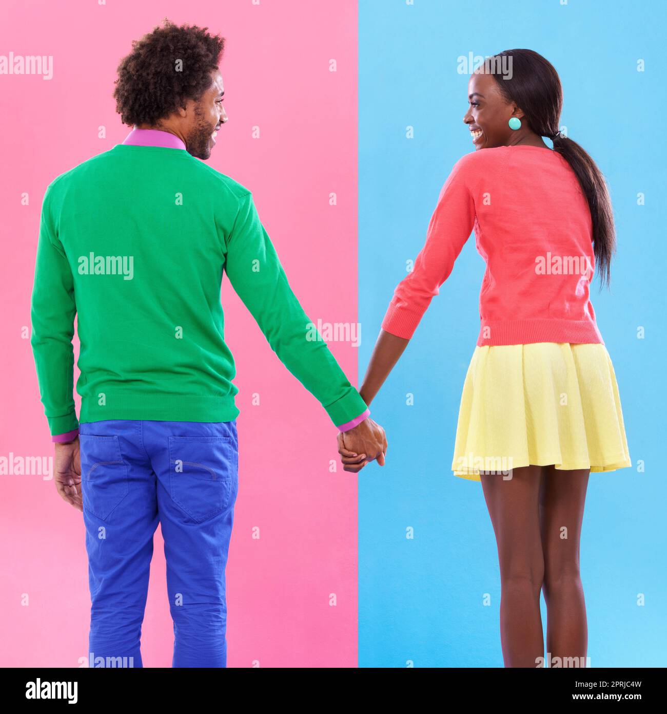 Opposites attract hi-res stock photography and images - Alamy