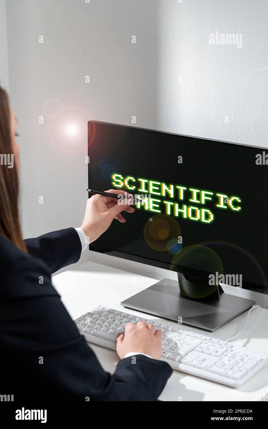 Inspiration showing sign Scientific MethodPrinciples Procedures for the ...