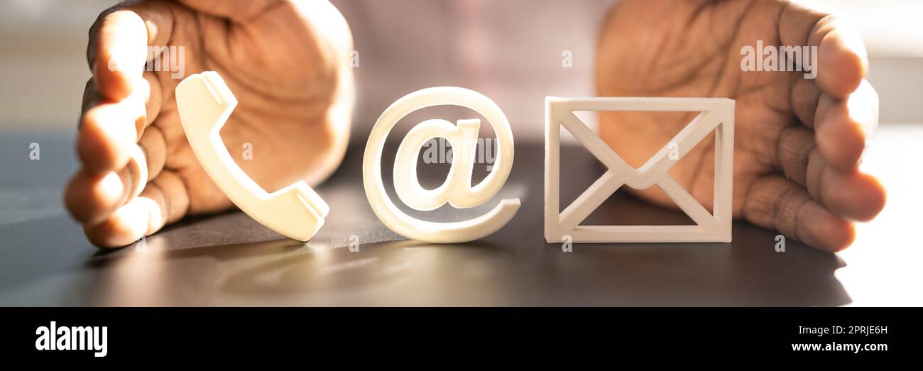 Contact US Concept. Contact Methods. American African Call Center ...