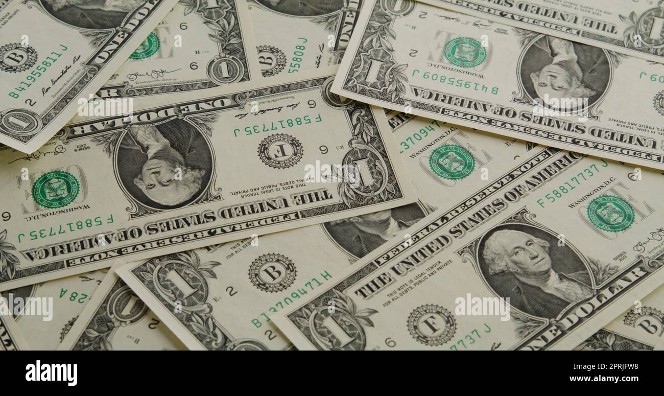 Stack of USD paper banknote Stock Photo - Alamy