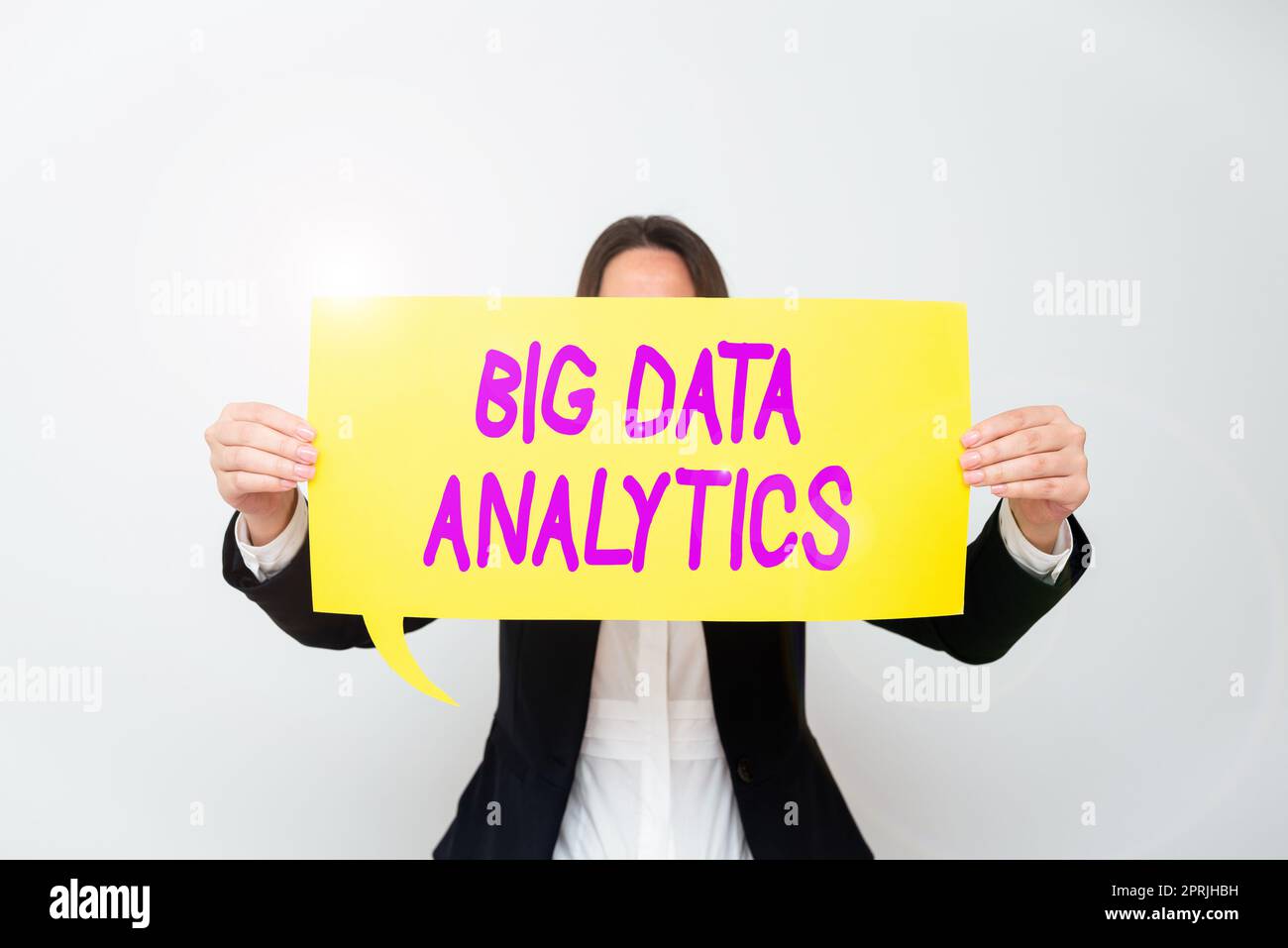 Sign displaying Big Data AnalyticsThe process of examining large and varied data sets. Business ...