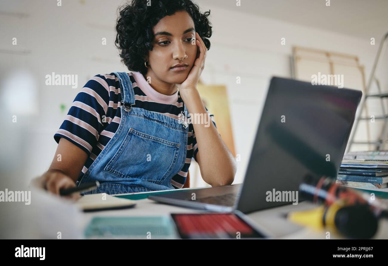 Student distracted study home hi-res stock photography and images - Alamy