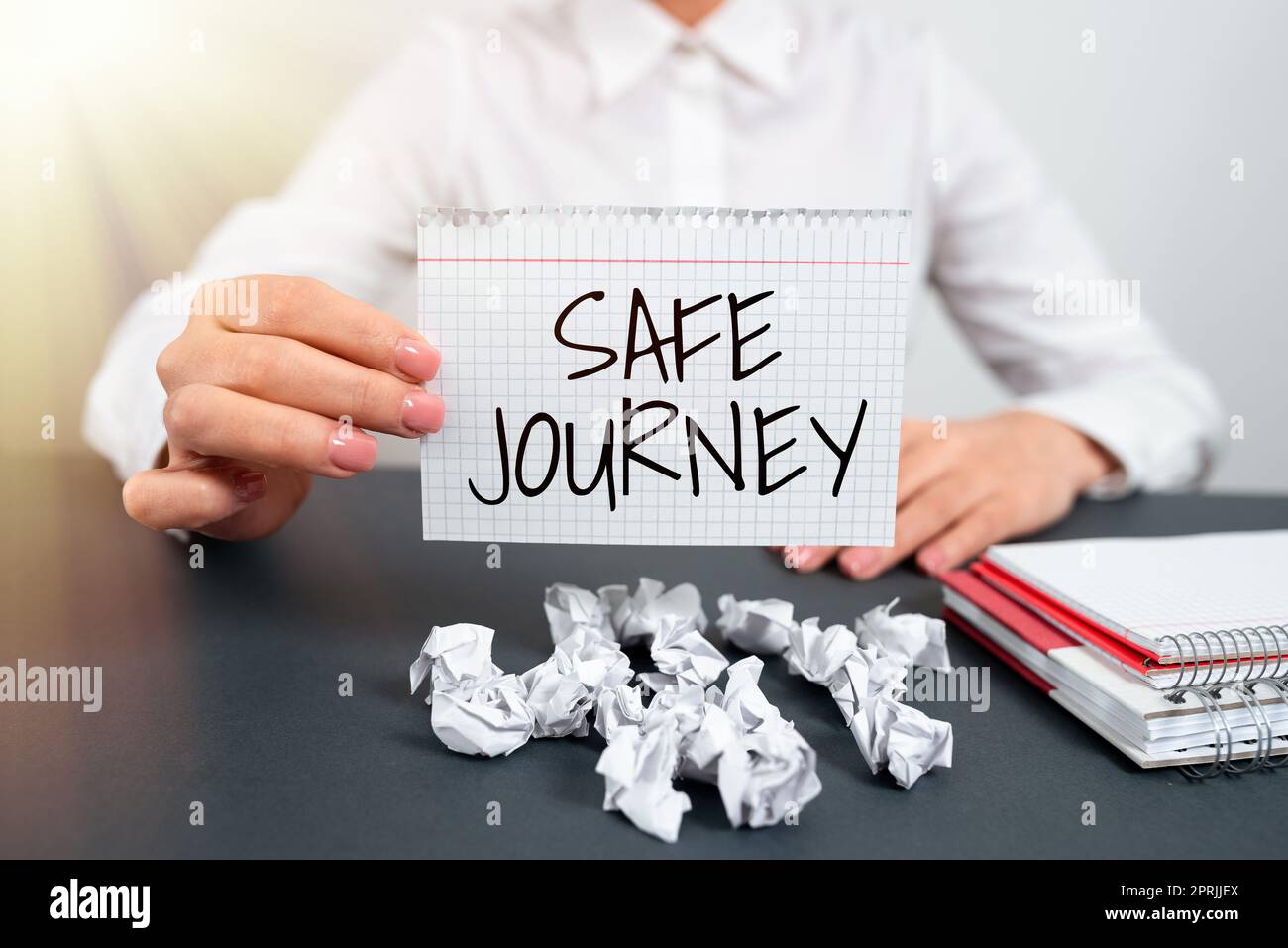 Hand writing sign Safe Journey, Word for Blessing Bid farewell Drive ...