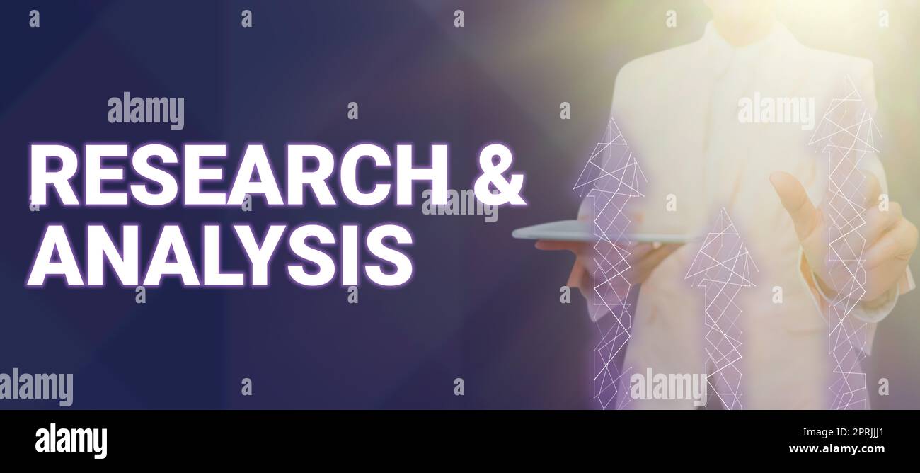 Conceptual display Research And Analysis. Business overview Strategic ...