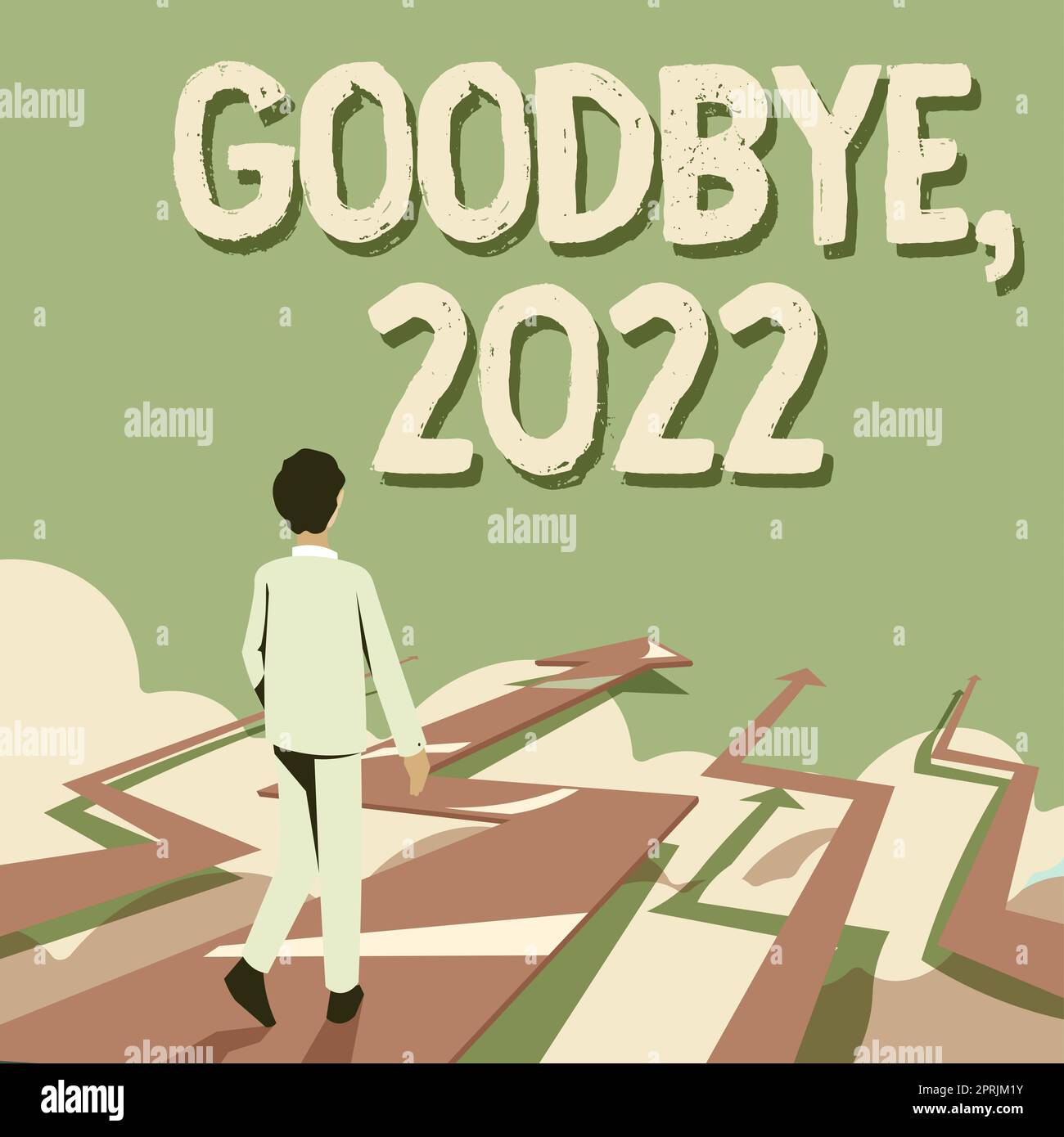 Text showing inspiration Goodbye 2022, Business showcase New Year Eve ...