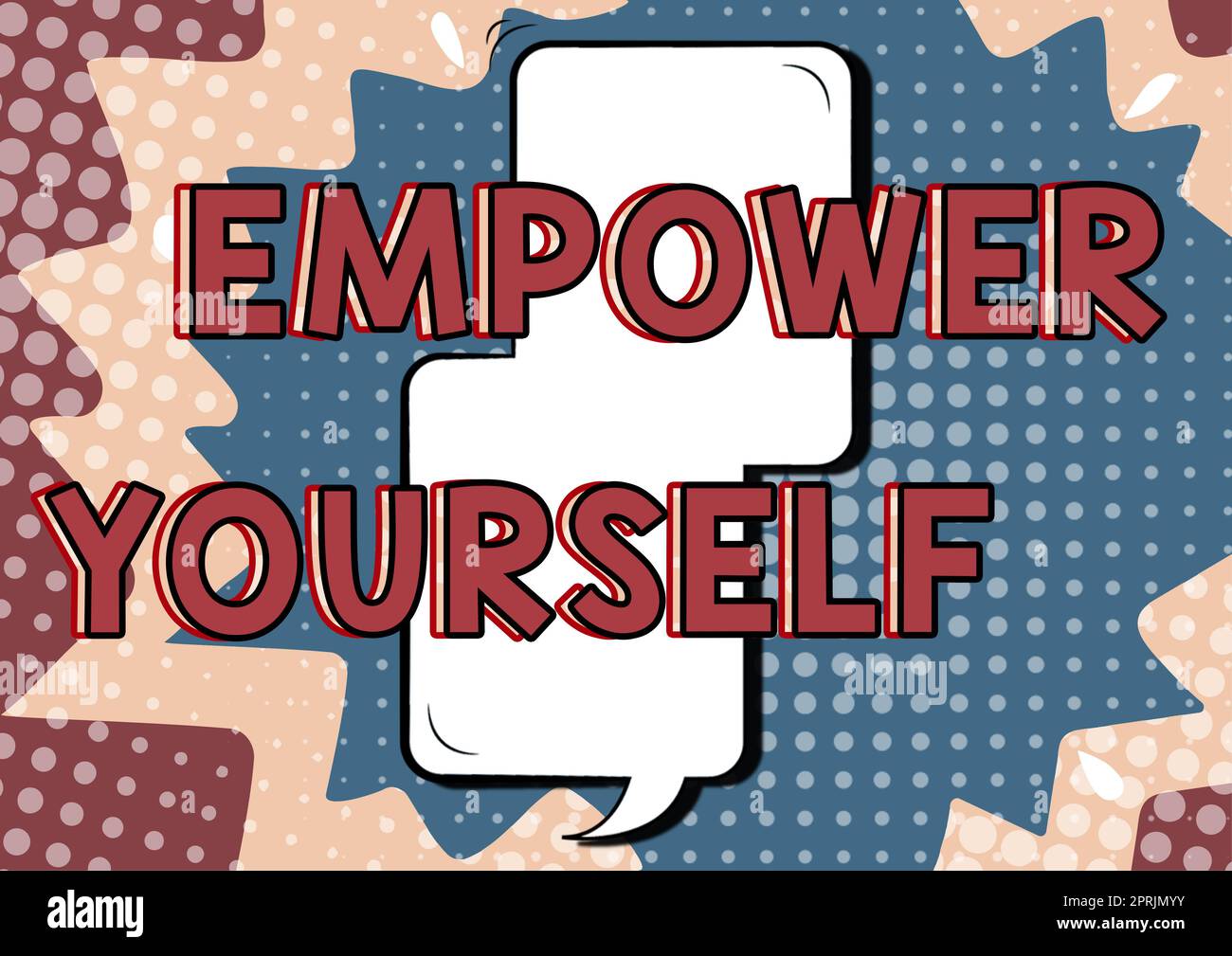 Sign displaying Empower Yourselftaking control of life setting goals ...