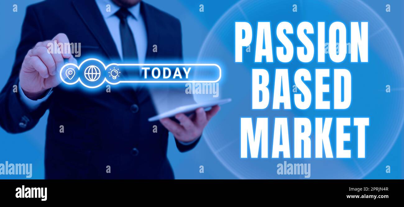 Writing displaying text Passion Based Market, Business overview ... Writing displaying text Passion Based Market, Business overview ...