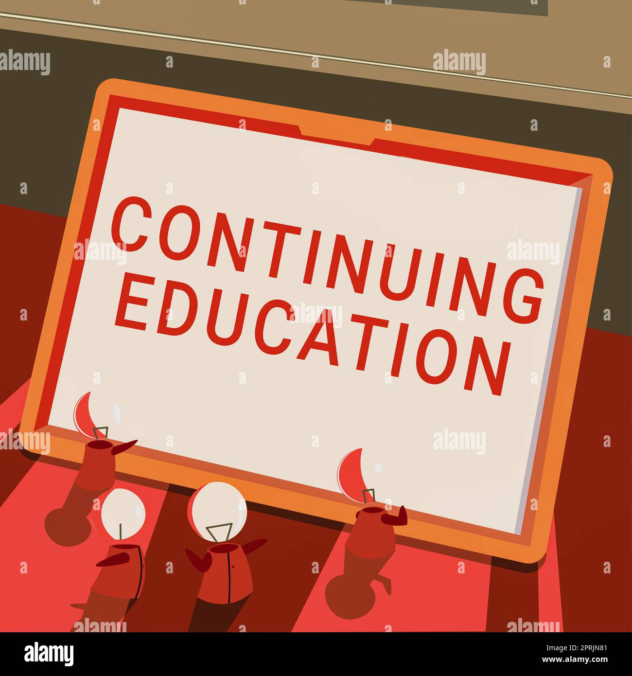 Text showing inspiration Continuing Education, Word Written on ...