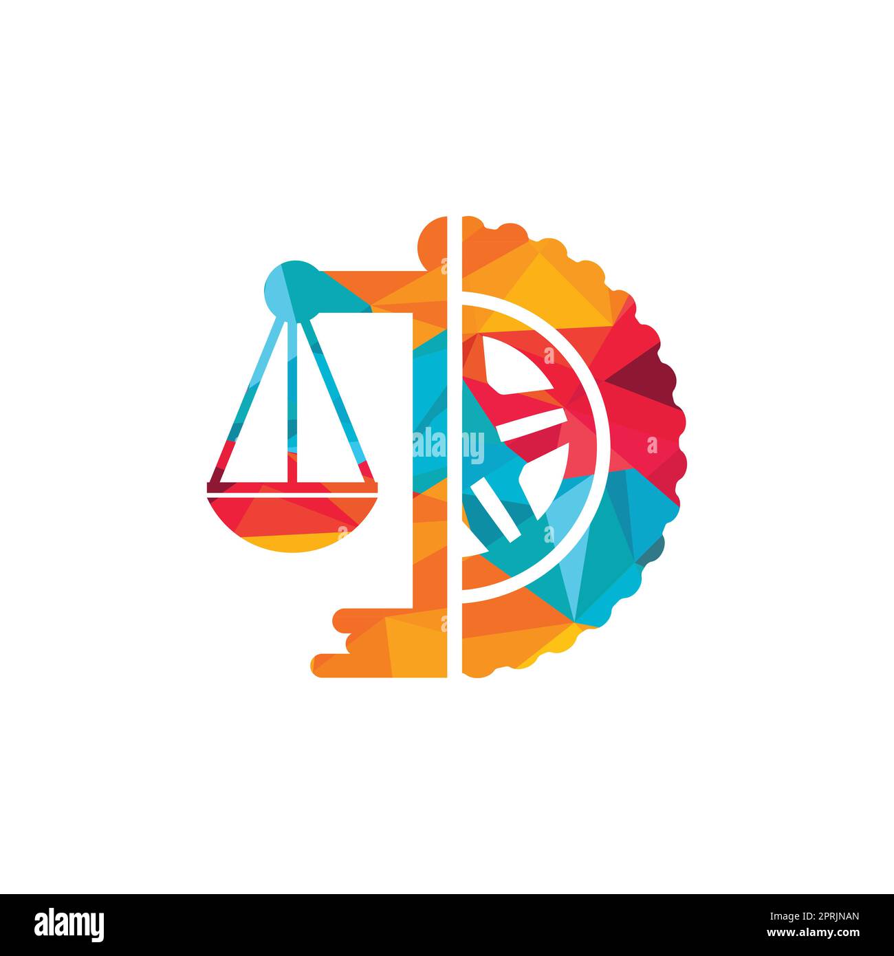 Transport law vector logo design template. Tire and balance icon design ...