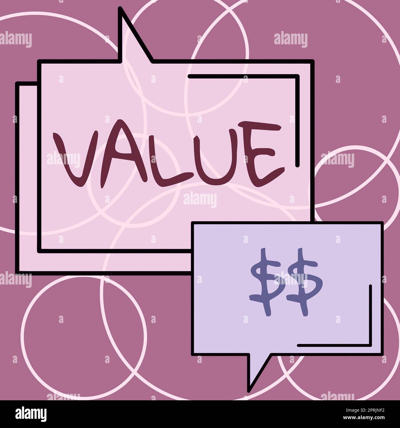 Sign displaying Value Dolar, Business showcase the worth of the process ...