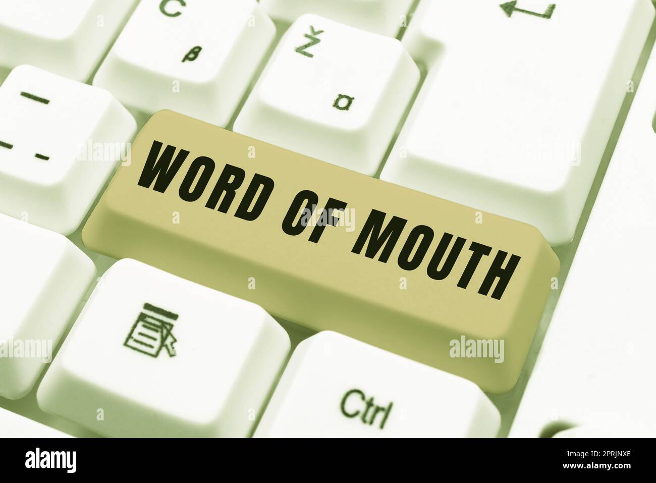 Writing displaying text Word Of Mouth. Word Written on Oral spreading ...